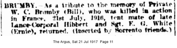 William Christopher Brumby | Nepean Historical Society